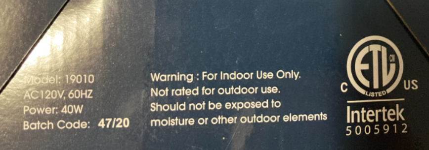 Where do I find the model number on Sunbeam Products?